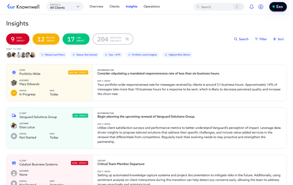 Knownwell | AI Platform Company for Client Intelligence | AIaaS